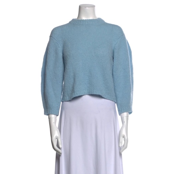 Tibi | Sweaters | Tibi Xs Alpaca Wool Blend Sweater Puff Sleeve Baby ...